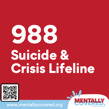 988 Suicide and Crisis Lifeline – Mentally Covered