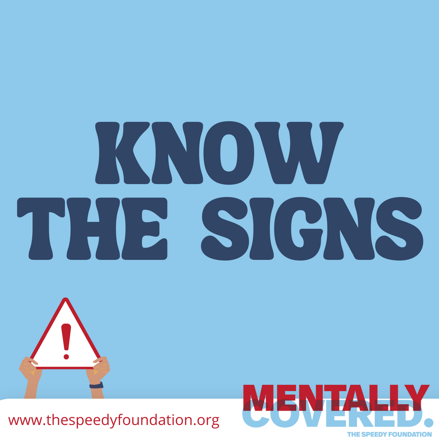 KNOW THE SIGNS Card – Mentally Covered KNOW THE SIGNS Card – Mentally Covered